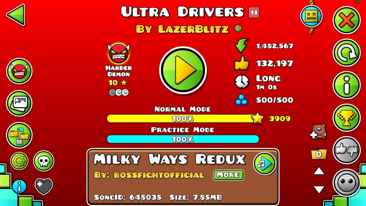 Geometry Dash - Ultra Drivers - GDDP - YouTube