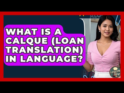 What Is A Calque (loan Translation) In Language? - Lexicon Lounge