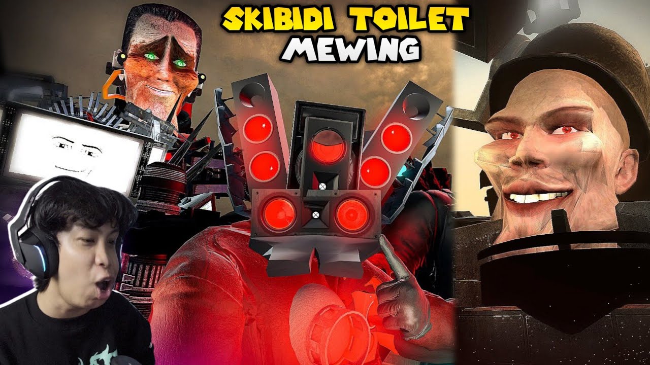React MEME Skibidi Toilet MEWING Lagi.. - MALAH MAKIN NGAKAK! - YouTube