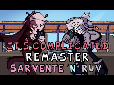 (REMASTERED) It's Complicated but with Sarv and Ruv | FNF Soft - YouTube