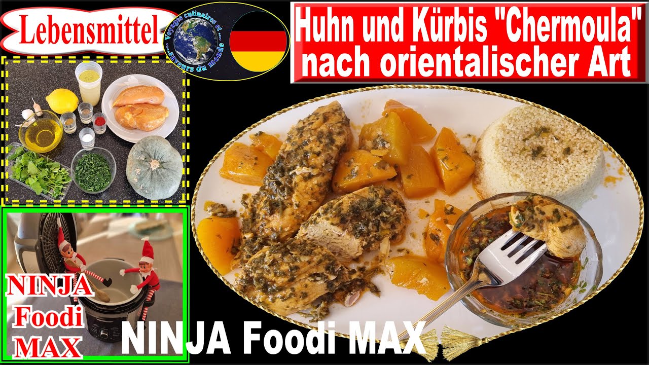 Rezept für NINJA FOODI MAX – Huhn und Potimaron „Chermoula“ nach ...