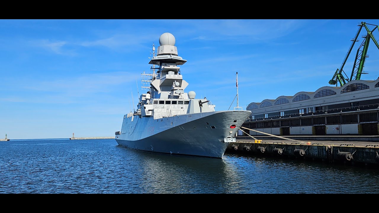 Fregata: ITS Luigi Rizzo (F595) Gdynia 13 maja 2024 - YouTube