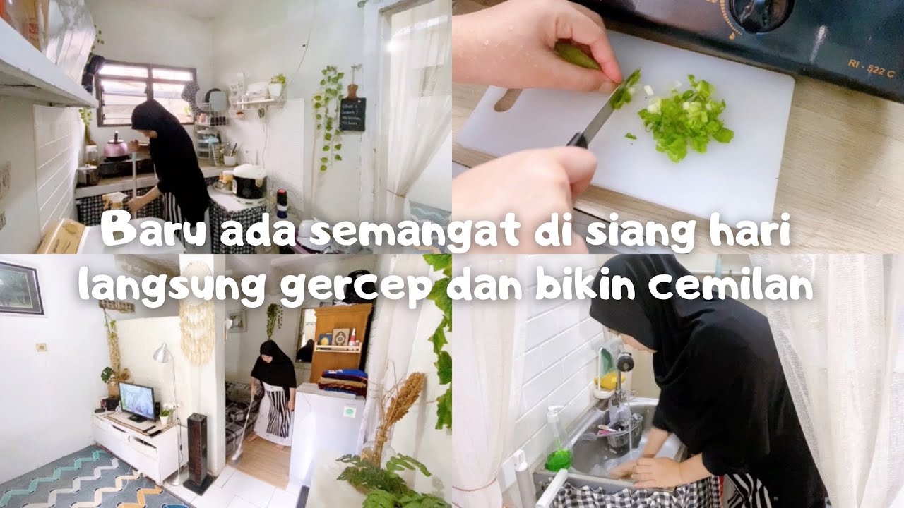 BARU ADA SEMANGAT DI SIANG HARI, LANGSUNG GERCEP DAN BIKIN CEMILAN ...