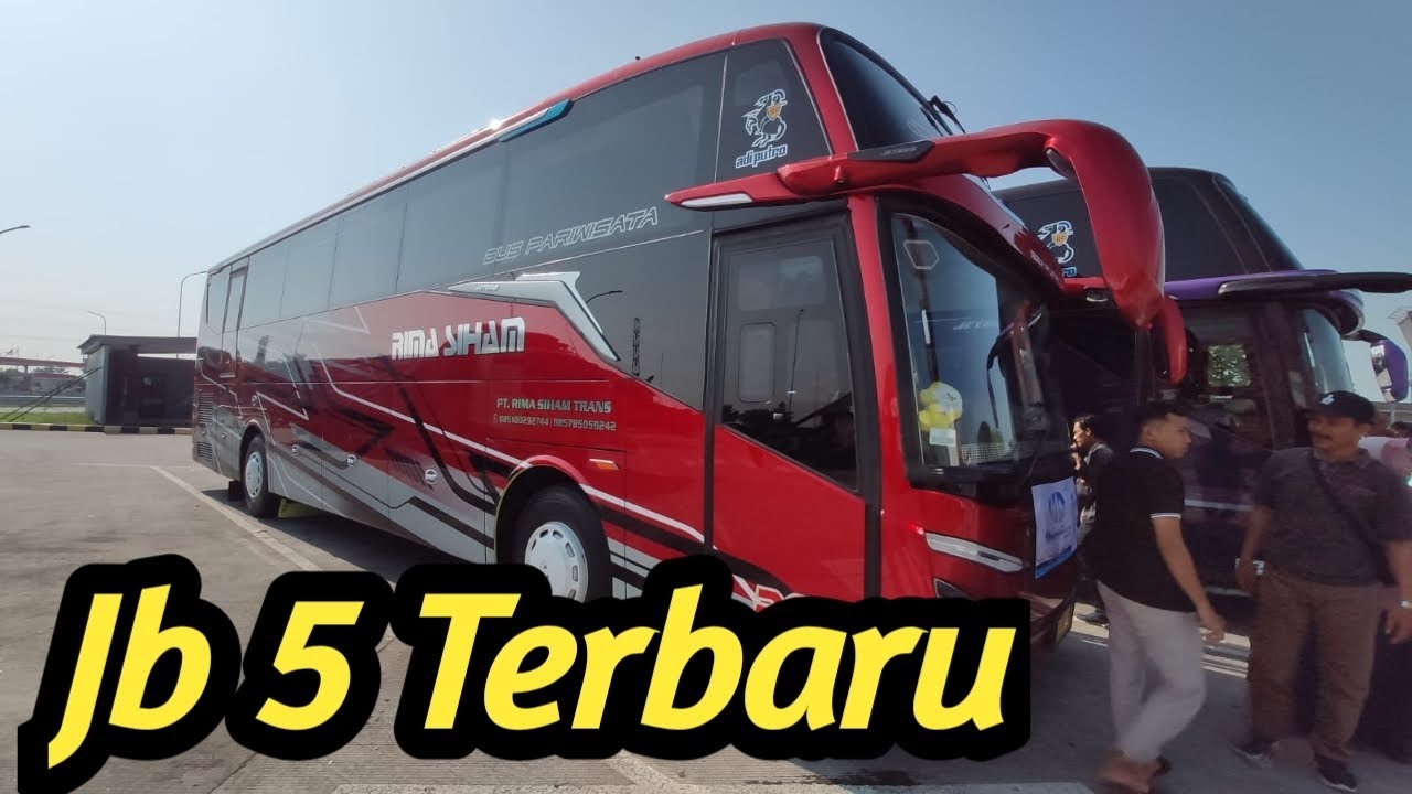 Bus baru rima siham istimewa.. warna merah nya menyal bos e... review ...