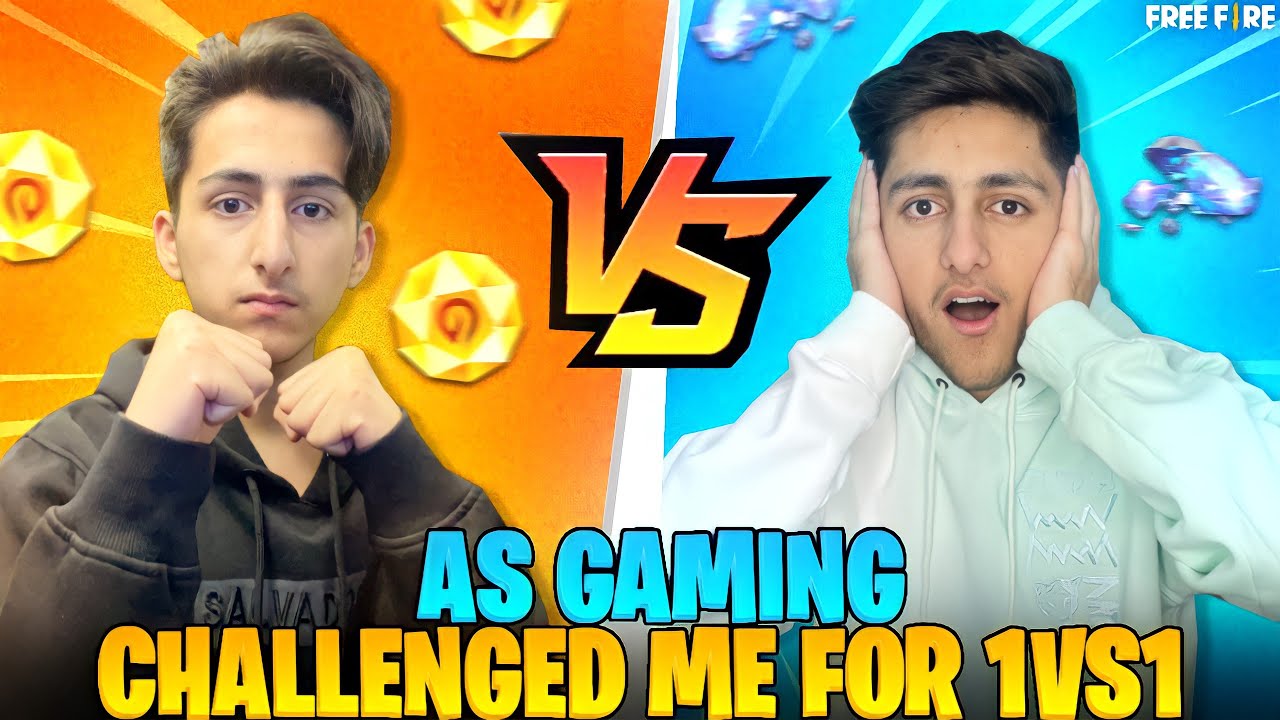 As Gaming Challenged Me For 1V1 Phone Vs Phone - Garena Free Fire - YouTube