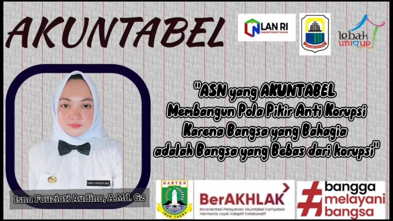 ASN berAKHLAK - AKUNTABEL - YouTube