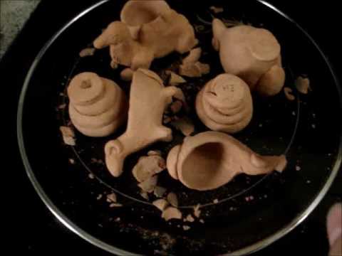 Natural clay experiment on cooking stove - YouTube