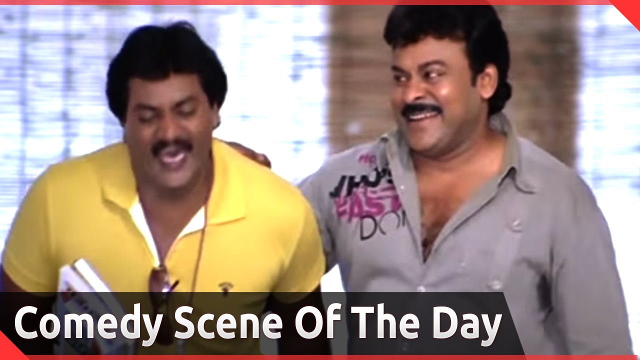 Comedy Scene Of The Day 05 || Chiranjeevi & Sunil Beautiful Comedy ...