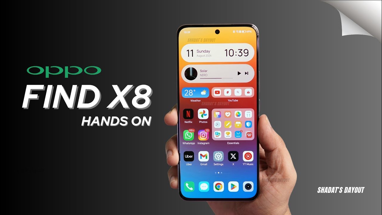 OPPO Find X8 Hands on First Look - IT's finally HERE - YouTube
