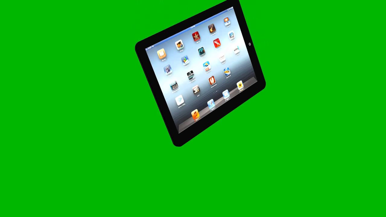 tablet falls down and breaks - green screen effect - YouTube
