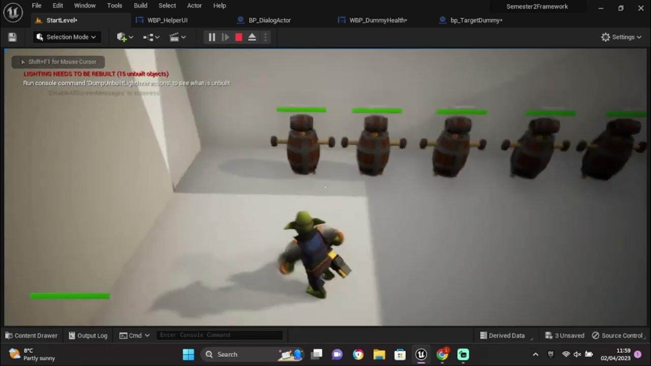 UE5 Game Project - Enemy Health Bars - YouTube