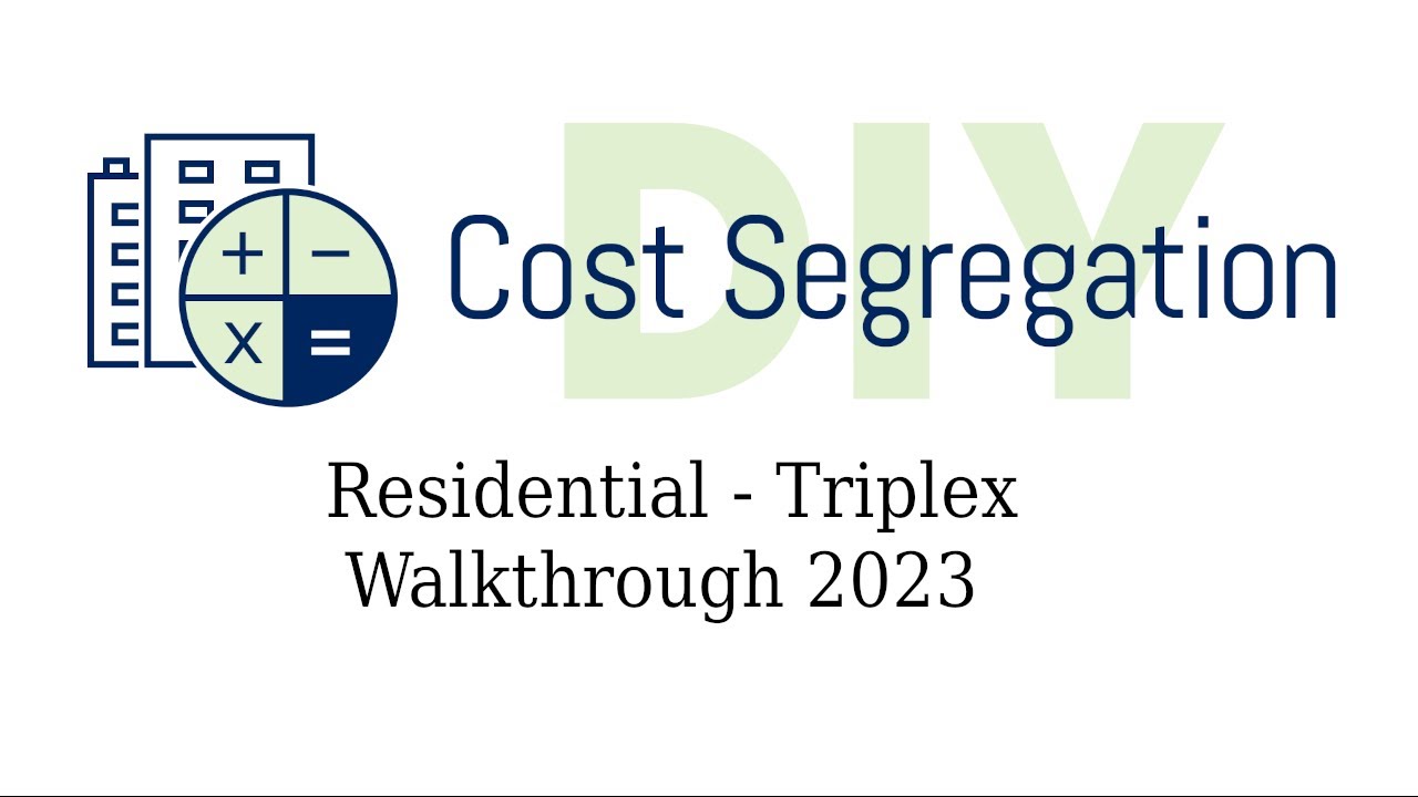Triplex Residence Complete Walkthrough - DIY Cost Seg 2023 - YouTube