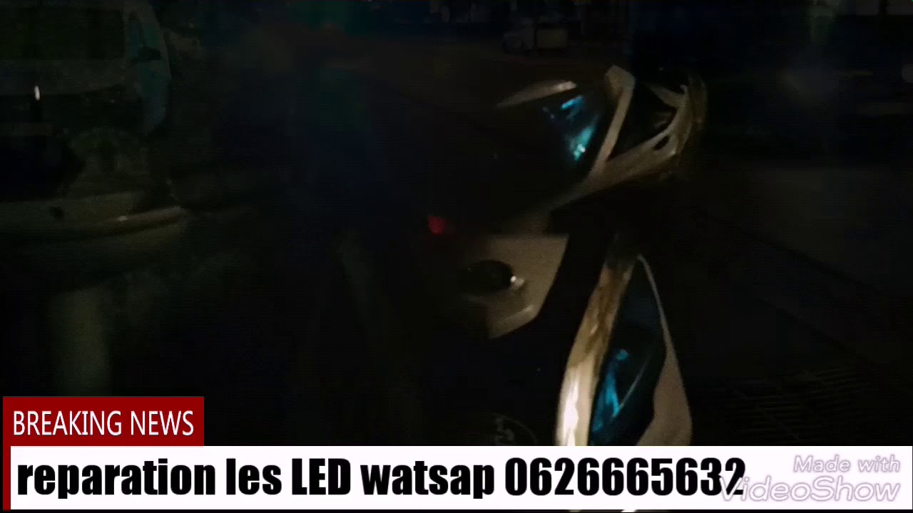 تزيين جميع أنواع الدراجات بتقنية أضواء LED. sanya c50 c90 becane SH ...