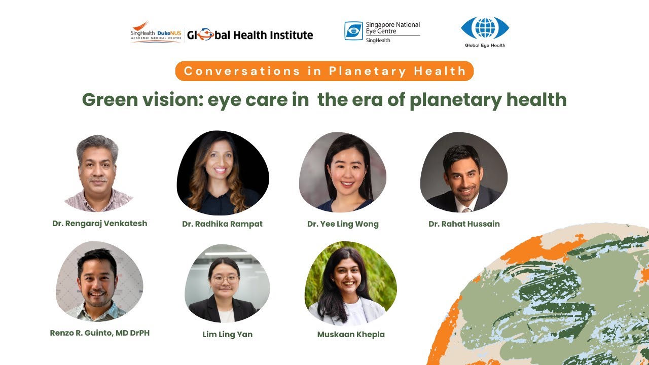 Green vision: eye care in the era of planetary health - YouTube