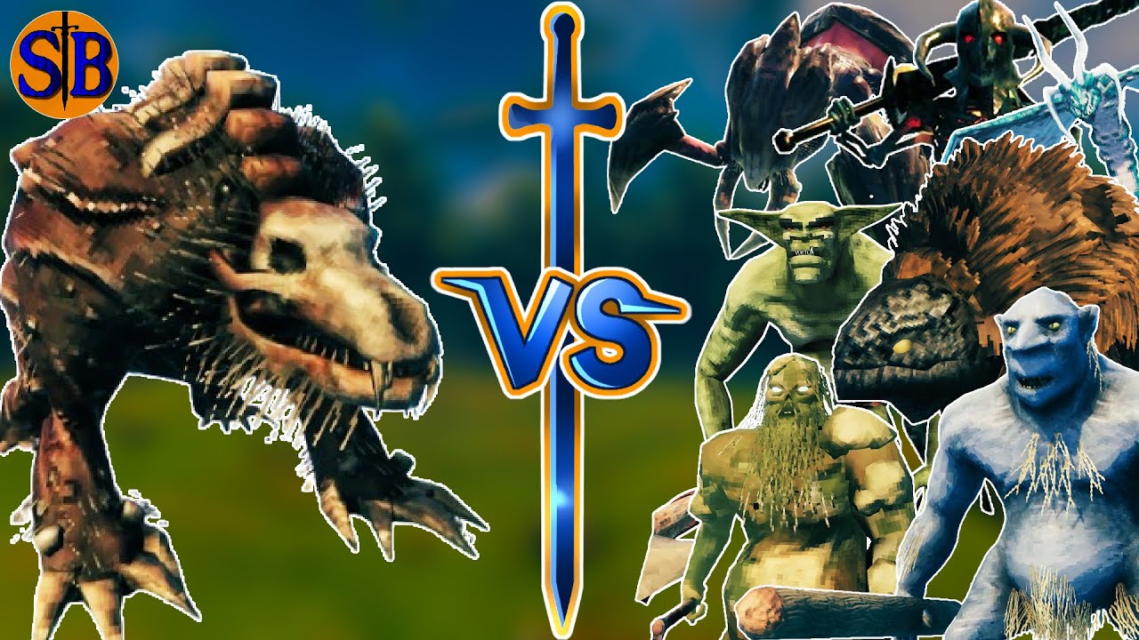 NEW Vile vs Every Mob | Valheim Mob Battle - YouTube