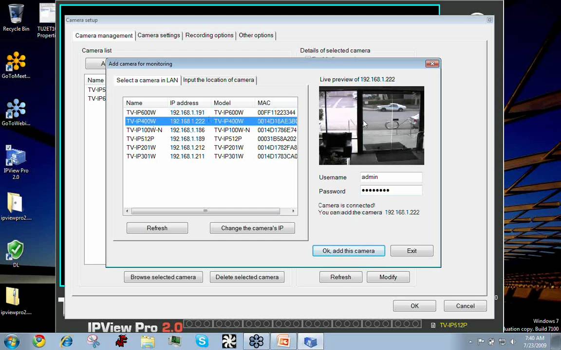 TrenNet IPView Pro 2_0 software & and TV_IP512WN _IP Monitoring and ...
