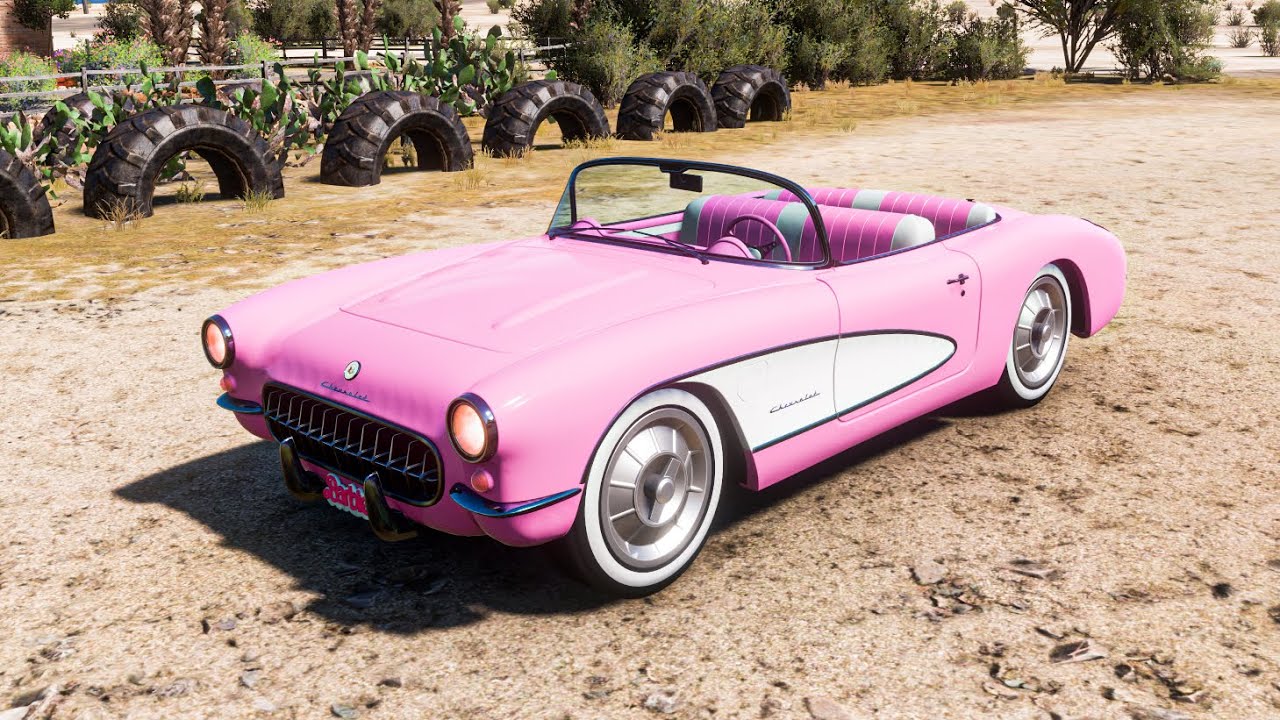 1956 CHEVROLET BARBIE MOVIE CORVETTE EV - Forza Horizon 5 - Logitech ...