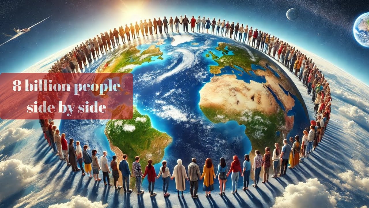 How Many Times Could All the People Line Up Side by Side Encircle the ...