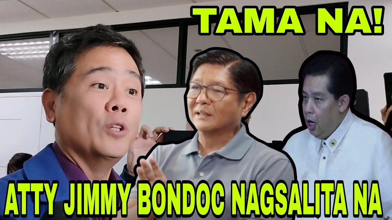 ATTY JIMMY BONDOC NAGSALITA NA #attyjimmybondoc #bongbongmarcos # ...