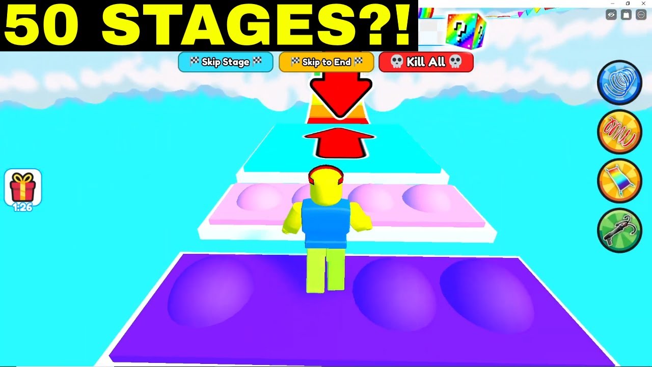 Only 50 STAGES!! (Roblox: Easy Mega Obby) - YouTube