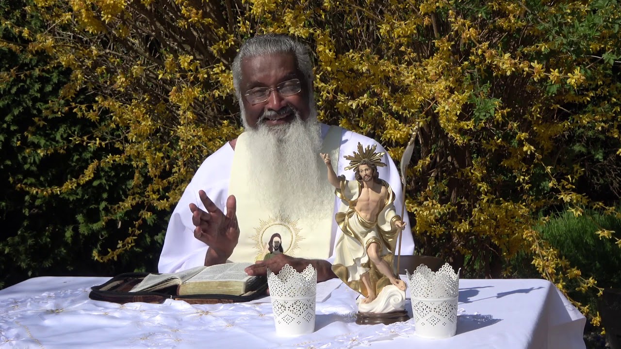 English Easter Message 2020. Fr. James Manjackal - YouTube