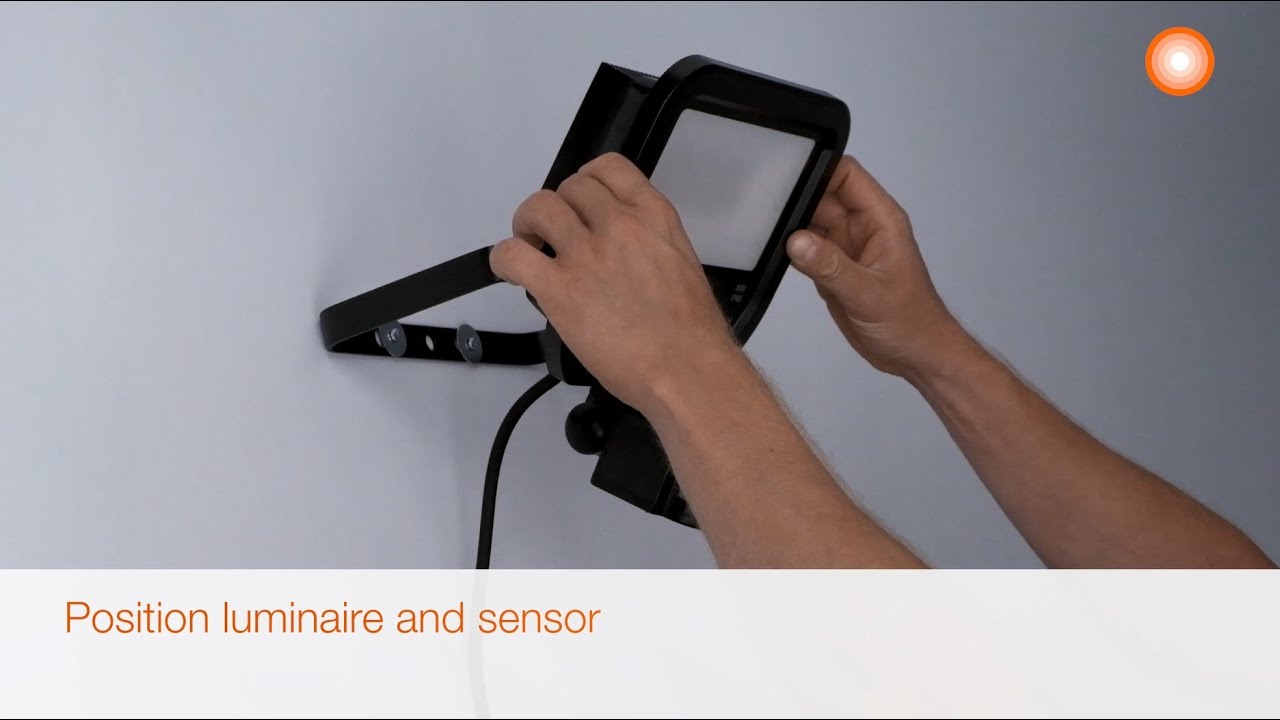 LEDVANCE Floodlight Sensor Installation - YouTube