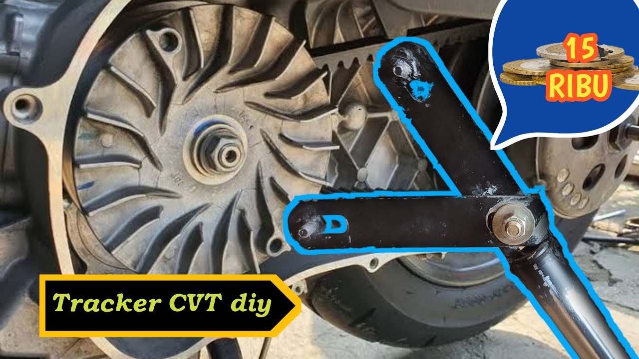 Cara Membuat Treker CVT Paling Kuat Hanya Modal 15 Ribu - YouTube