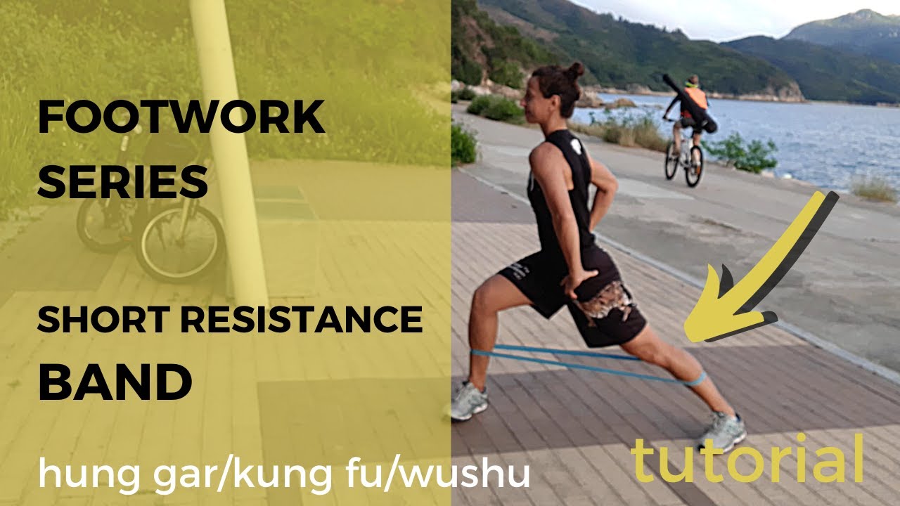 Kung Fu Footwork Series Tutorial: Short Resistance Band - YouTube