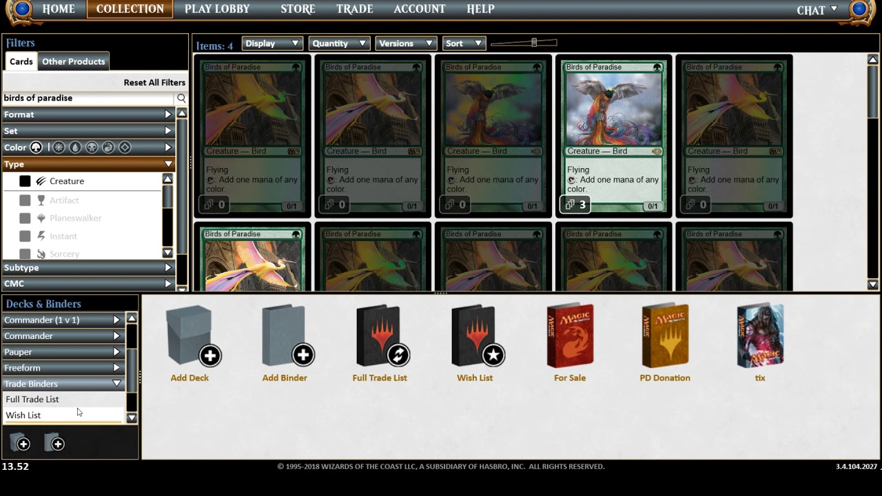 MTGO Guide - How to easily trade for cards that you need - YouTube