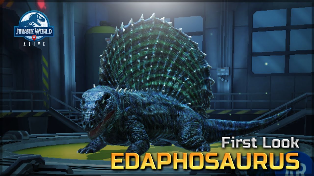 *FIRST LOOK* Edaphosaurus Arrives In Jurassic World Alive 2.0 - YouTube