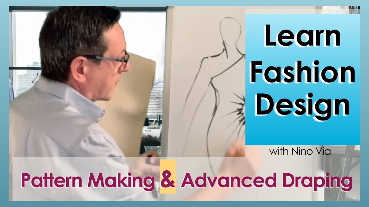 How To Learn Fashion Designing Online~Video Classes: Sketching, Draping ...