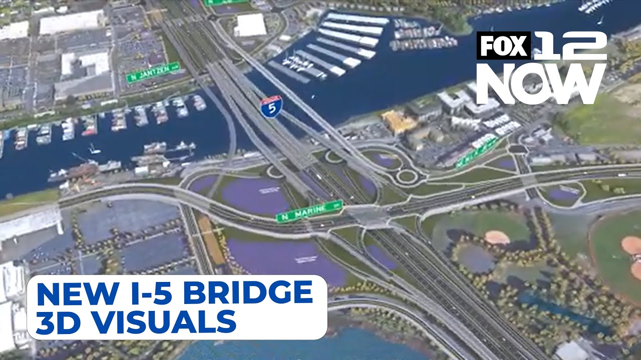New 3D visuals show what the I-5 replacement bridge could look like ...