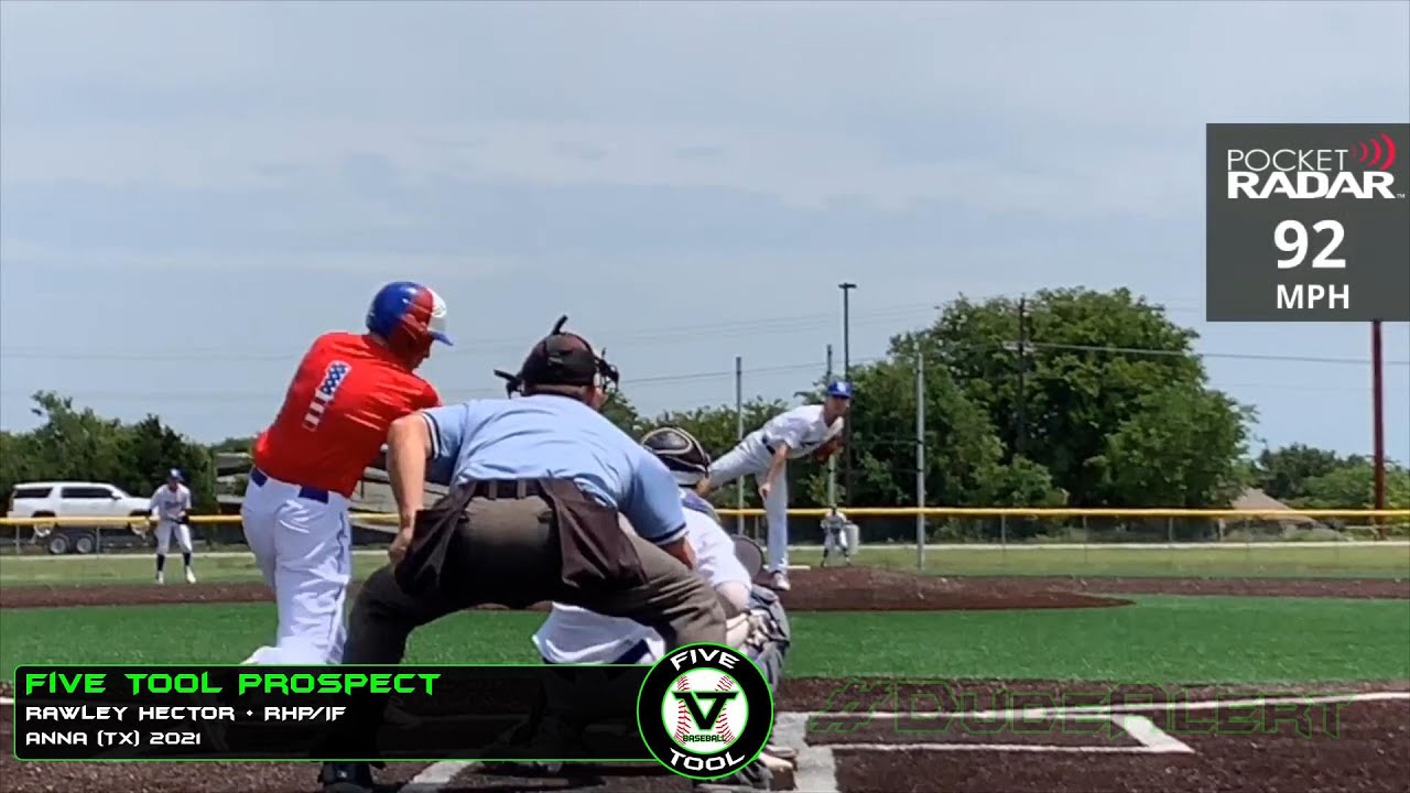 RHP/IF Rawley Hector, Texas A&M commit up to 92 MPH, Anna (TX) 2021 ...