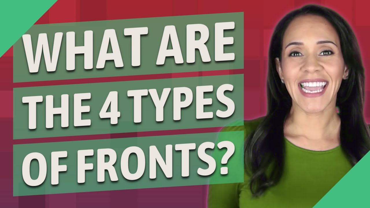What are the 4 types of fronts? - YouTube