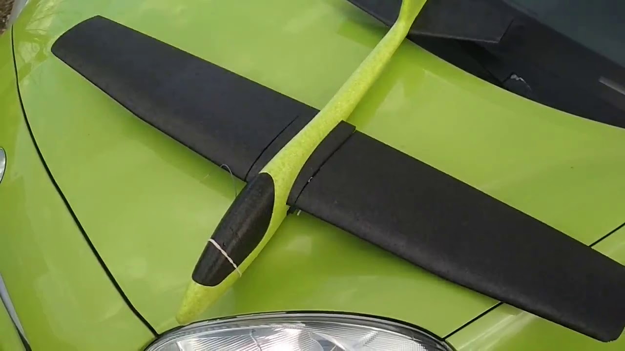 RC Lidl Glider - Pitcheron setup - YouTube