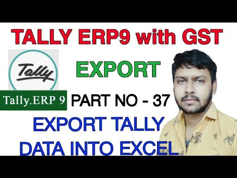 export into excel , tally data export in excel , export tally data in ...