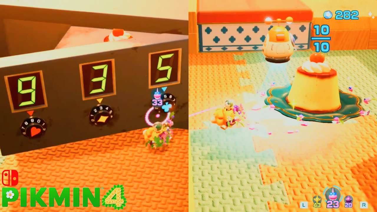 Pikmin 4 - Dream Home Sublevel 1 100% & Find a Route & Code! Rescue ...