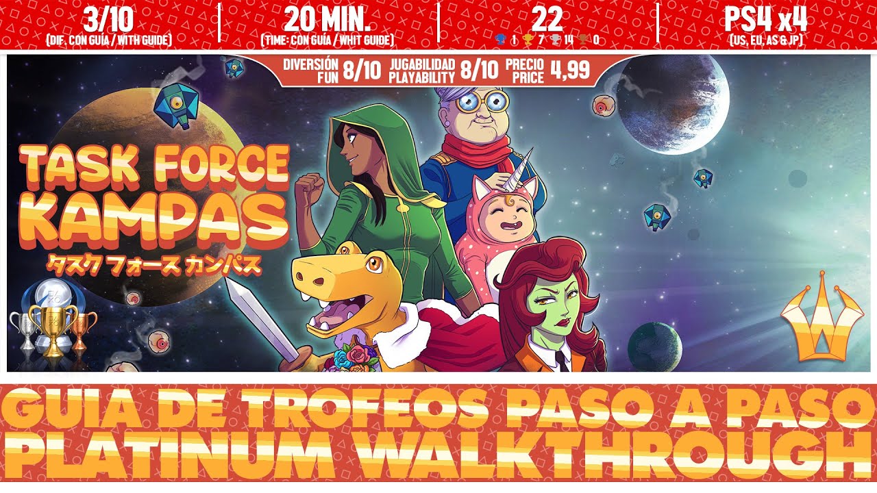 TASK FORCE KAMPAS 🏆 (PS4) | GUÍA DE TROFEOS | PLATINUM WALKTHROUGH | TROPHY GUIDE & ACHIEVEMENT ...