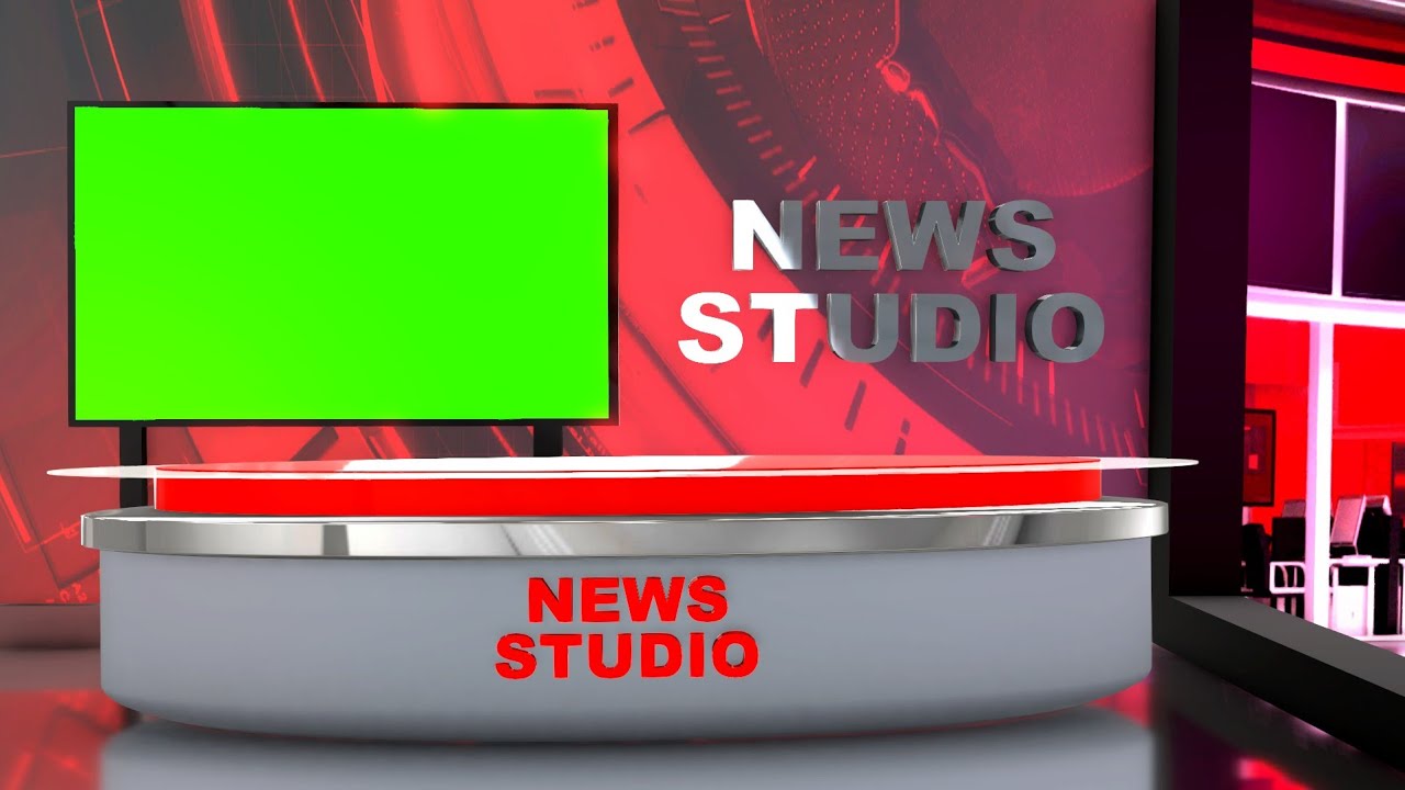 Green Screen Virtual Studio For News Channels | Game Studio Kinemaster ...