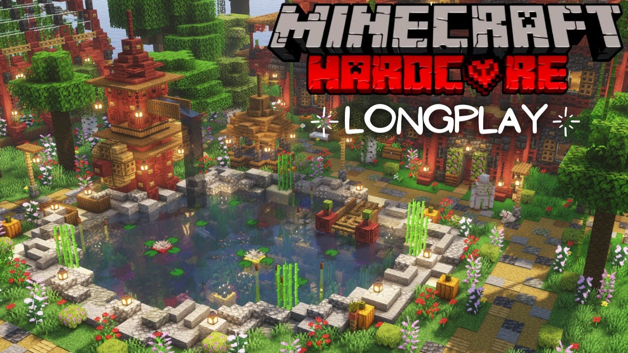 Minecraft Hardcore Longplay - Peaceful Cozy Pond, Relaxing Adventure ...