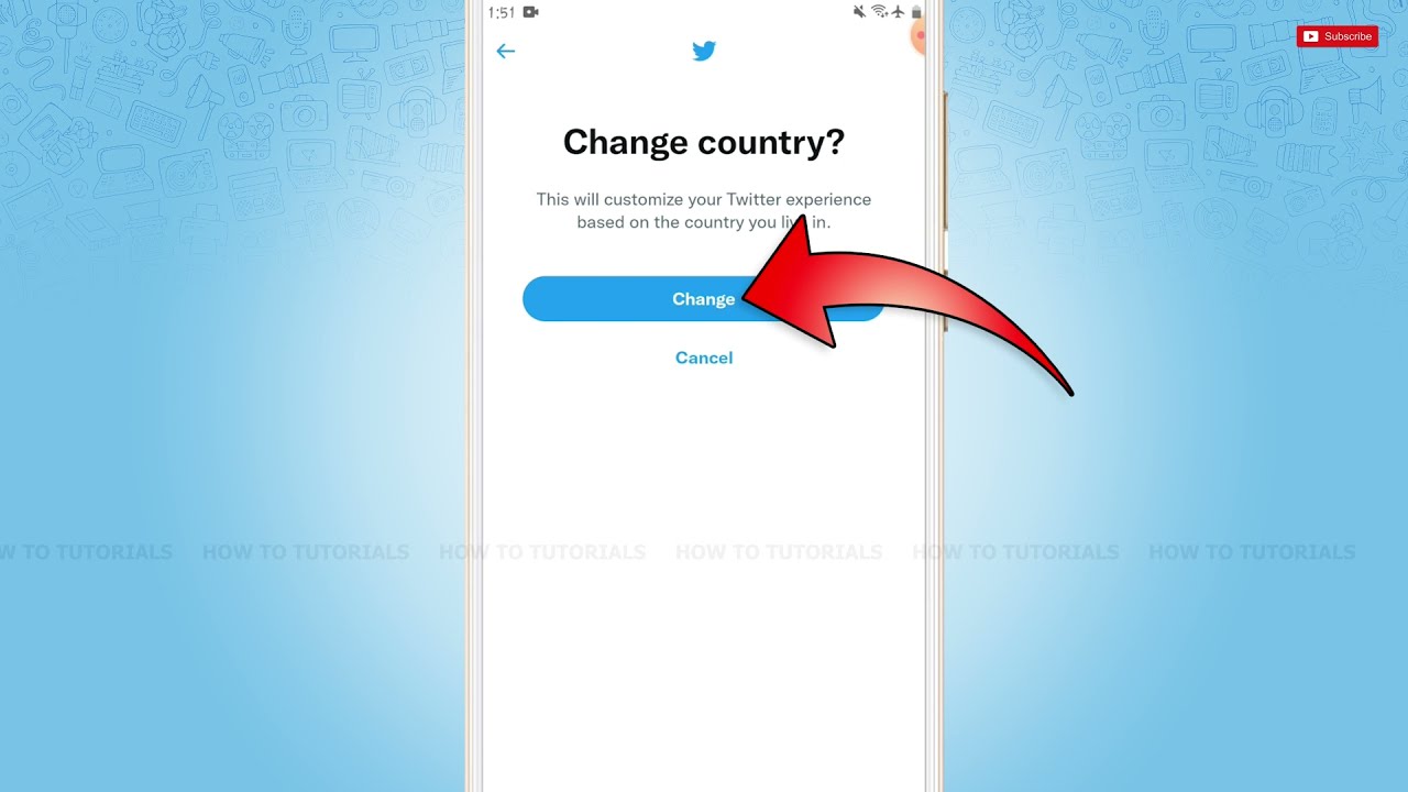 How To Change Country In Twitter 2022 | Change Twitter Account Location ...