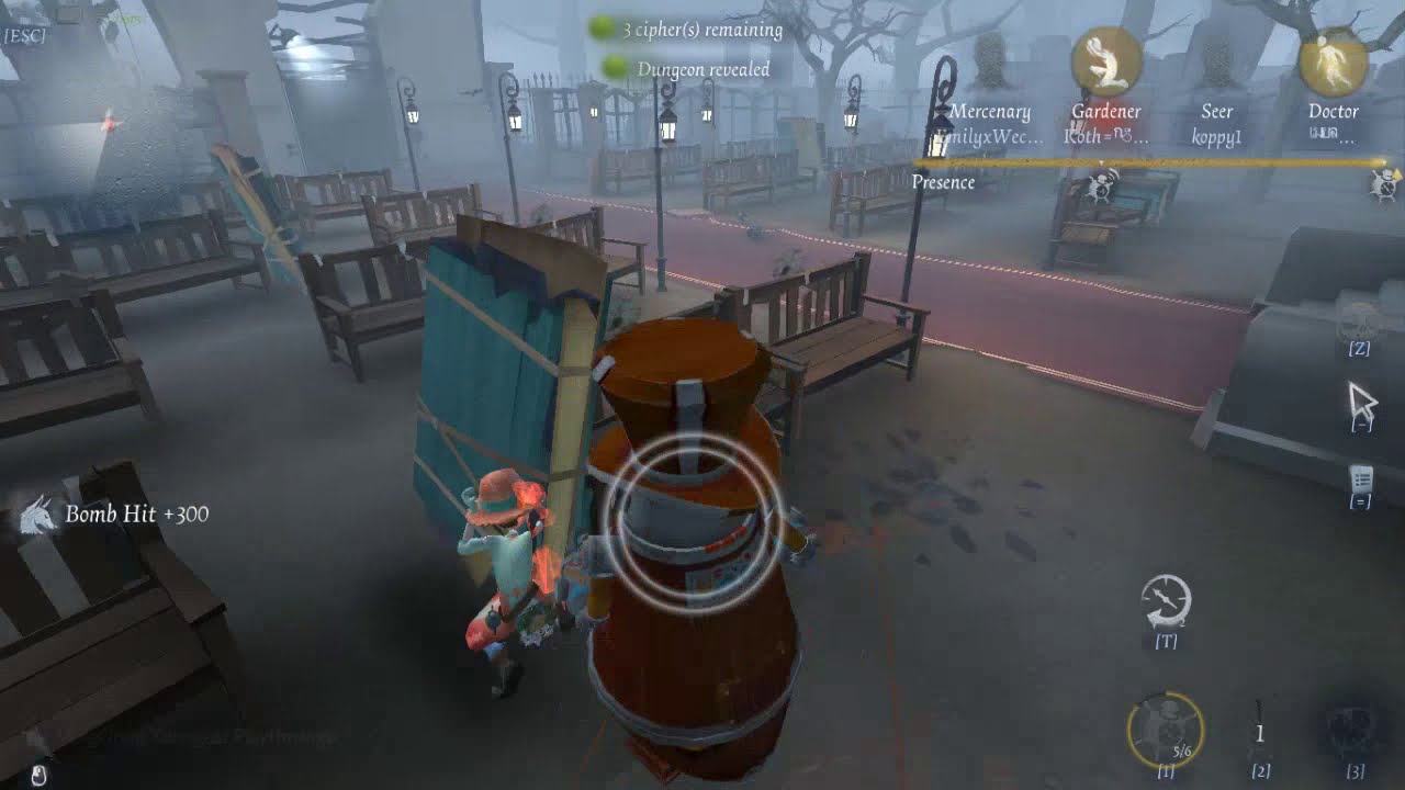 Identity V Rank Match 1 Hunter Bonbon Gameplay - YouTube