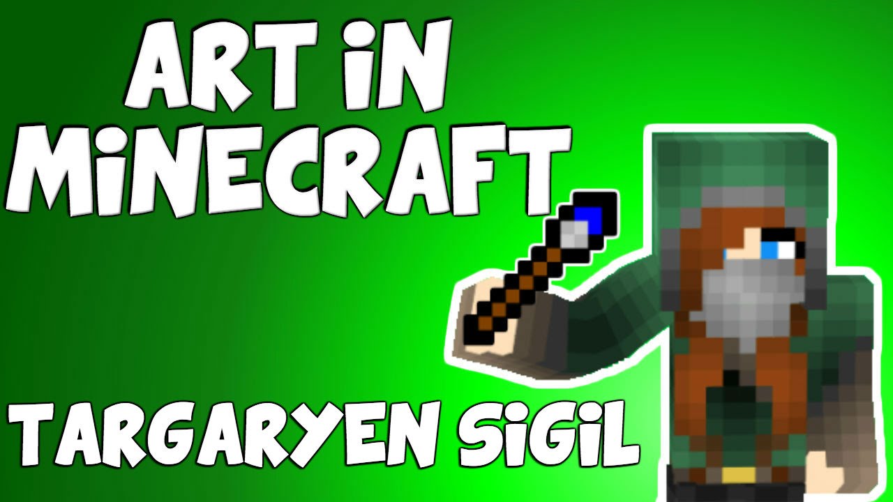 Art In Minecraft! Targaryen Sigil! - YouTube