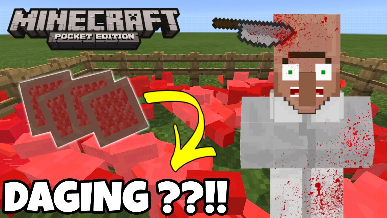 MENJADI KANIBAL !! MAKAN DAGING VILLAGER DI MINECRAFT !! - Minecraft PE ...
