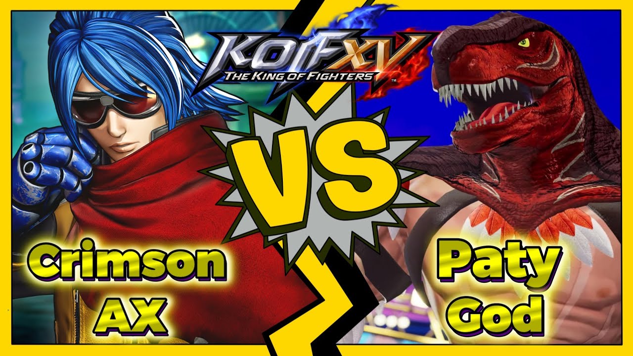 KOF XV - Crimson AX [Khronen/Shingo/Sylvie] VS PatyGod [Dinosaur/Angel ...