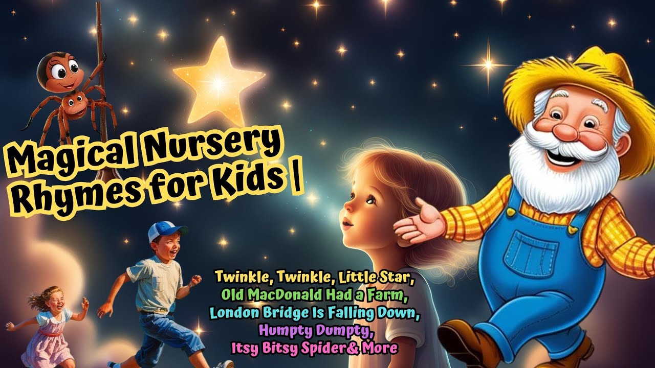 Twinkle Twinkle Little Star Magical Nursery Rhymes for Kids - YouTube