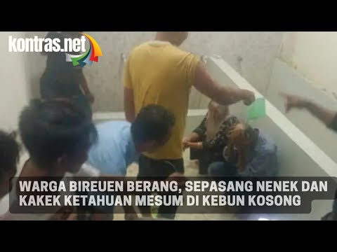Warga Bireuen Berang, Sepasang Nenek dan Kakek Ketahuan Mesum di Kebun Kosong