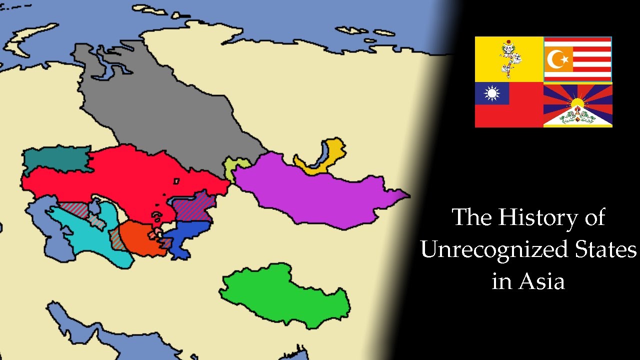 The History of Unrecognized States in Asia: Every Year - YouTube