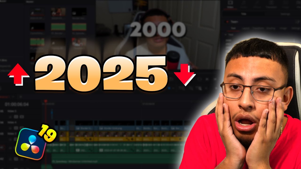 EASY SCROLLING NUMBER ANIMATION IN DAVINCI RESOLVE 19 - YouTube