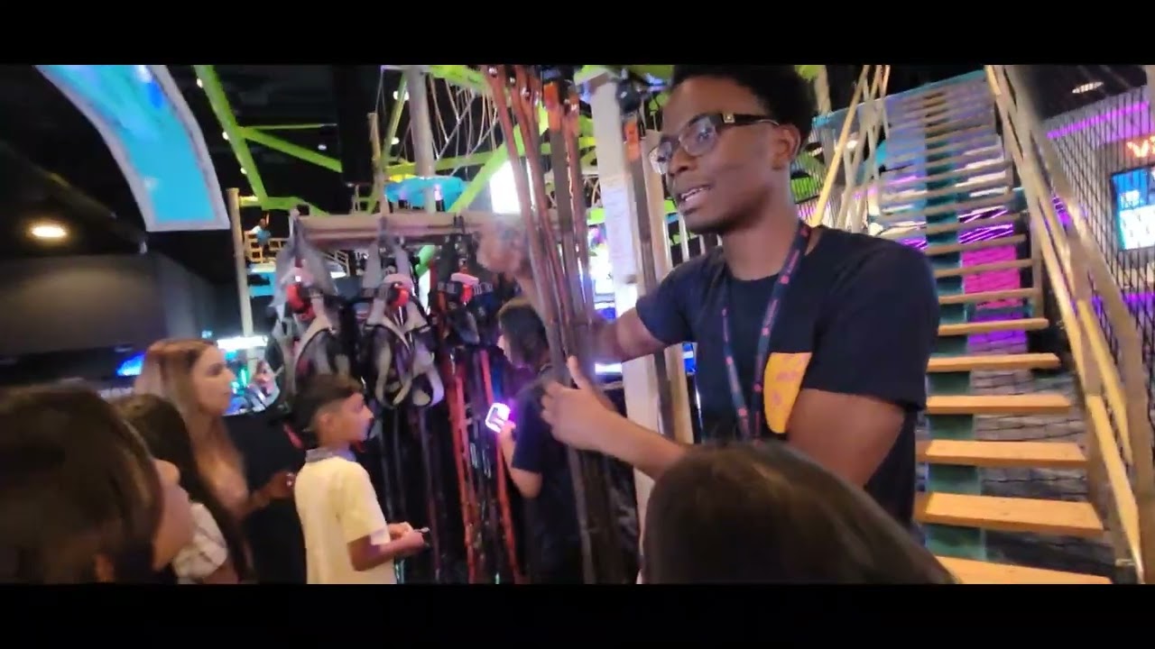 Rope Course @ PLAYDIUM - YouTube